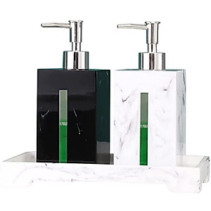 Soap Dispensers Soap Dispensers Soap Dispenser Foam Pump Sanitizer Press Bottle Box Marble Pattern Pressure Nozzle Foam Bottle Countertop