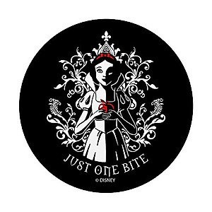 Disney Snow White Just One Bite Black & White Silouhette PopSockets PopGrip: Swappable Grip for Phones & Tablets