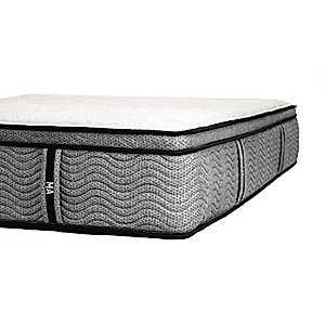 Mattress America Frost 13 Inch Hybrid Pocket Coil Pillow Top Mattress Gel Infused Memory Foam Full