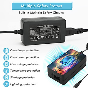 NP-F550 F750 F770 F960 F970 Dummy Battery Replacement AC Power Adapter Coupler Kit for Sony HXR-NX5 NX100 PXW-Z150 NEX-FS100 AC-VL1 CCD-SC55 TR300 TR516 TR716 TR818 TR910 TR917