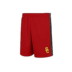 Profile Varsity Men's Big & Tall Athletic Shorts, Card Red/Charcoal, 2X