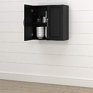 SystemBuild Kendall 24" Wall Cabinet - Black