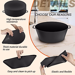 Slow Cooker Liners fit Crock-Pot 7-8 Quart Oval Slow Cooker, Reusable & Leakproof Dishwasher Safe Cooking Liner with Double Handle of Slow Cooker Liners fits 7-8QT Crock Pot