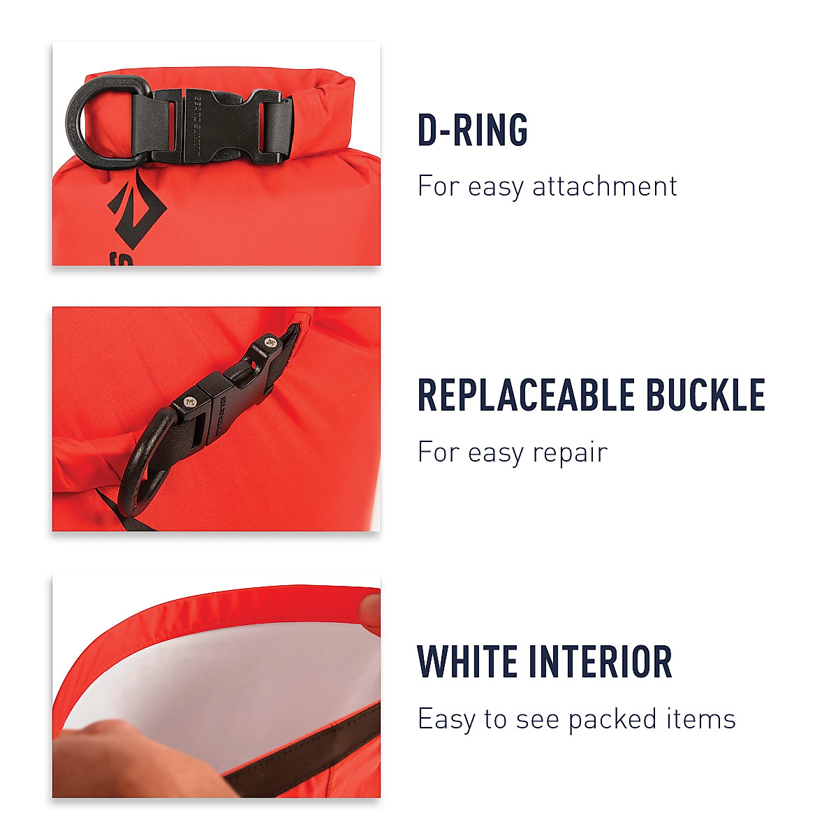 Sea to Summit Lightweight Dry Sack, All-Purpose Dry Bag, 13 Liter, Pacific Blue