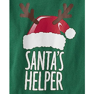 The Children's Place Unisex-Baby And Toddler Long Sleeve Christmas Graphic T-shirt Santas Helper 2T