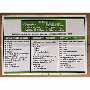 Storage Shed. Build Your Own Shed. DIY Shed Kit. The Original Fast Framer Shed Bracket Kit. Includes Brackets and Complete Set of Plans. Expandable with Multiple Kits. Made in The USA. No Angled Cuts