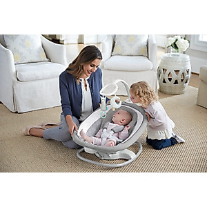 Graco Sense2Soothe Baby Swing with Cry Detection Technology, Sailor