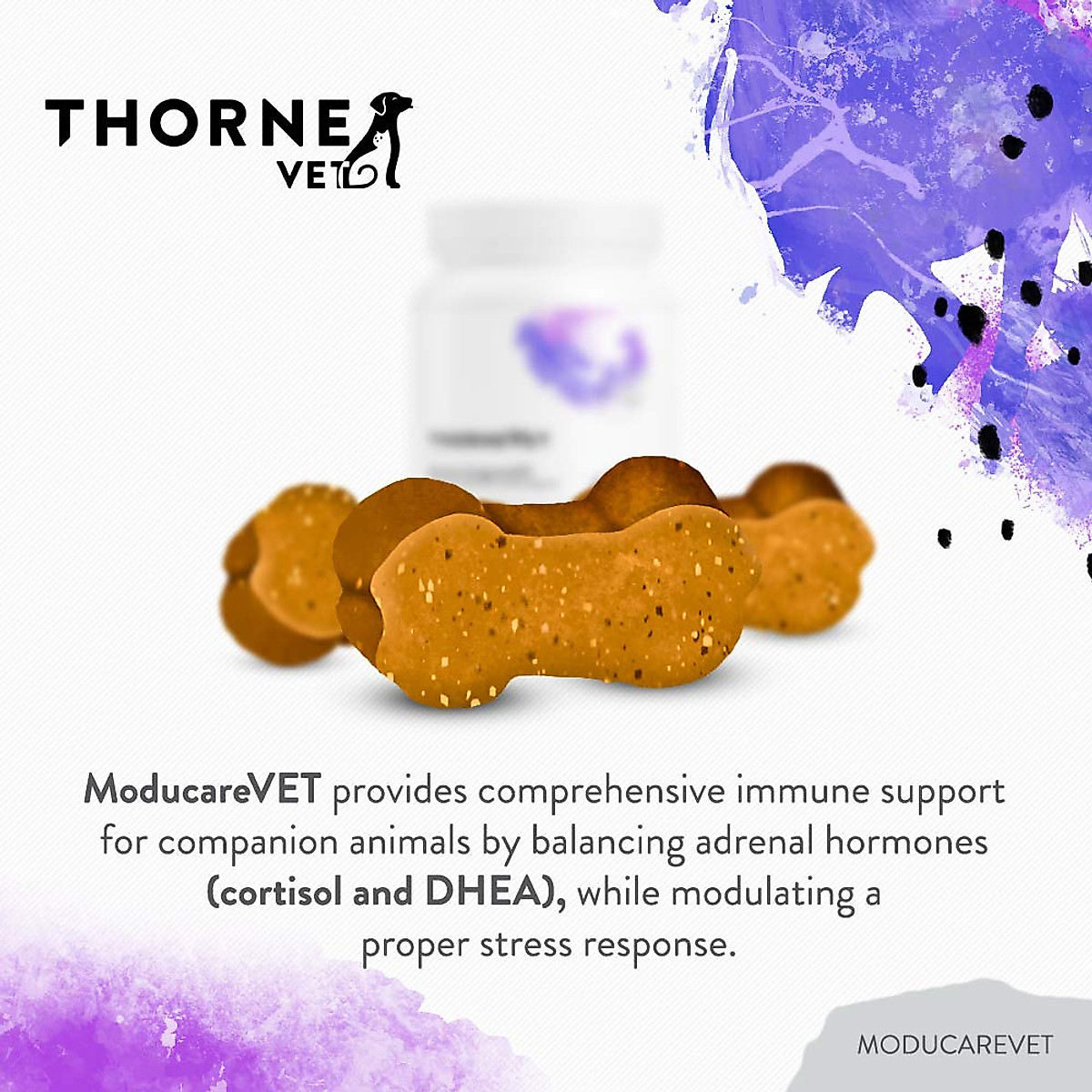 ThorneVet ModucareVET – Immune System Support from Plant Sterols for Dogs, Cats & Horses, 90 Soft Chews