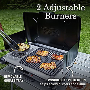 Coleman Camping Stove—Classic 2 in 1 Camping Grill/Stove