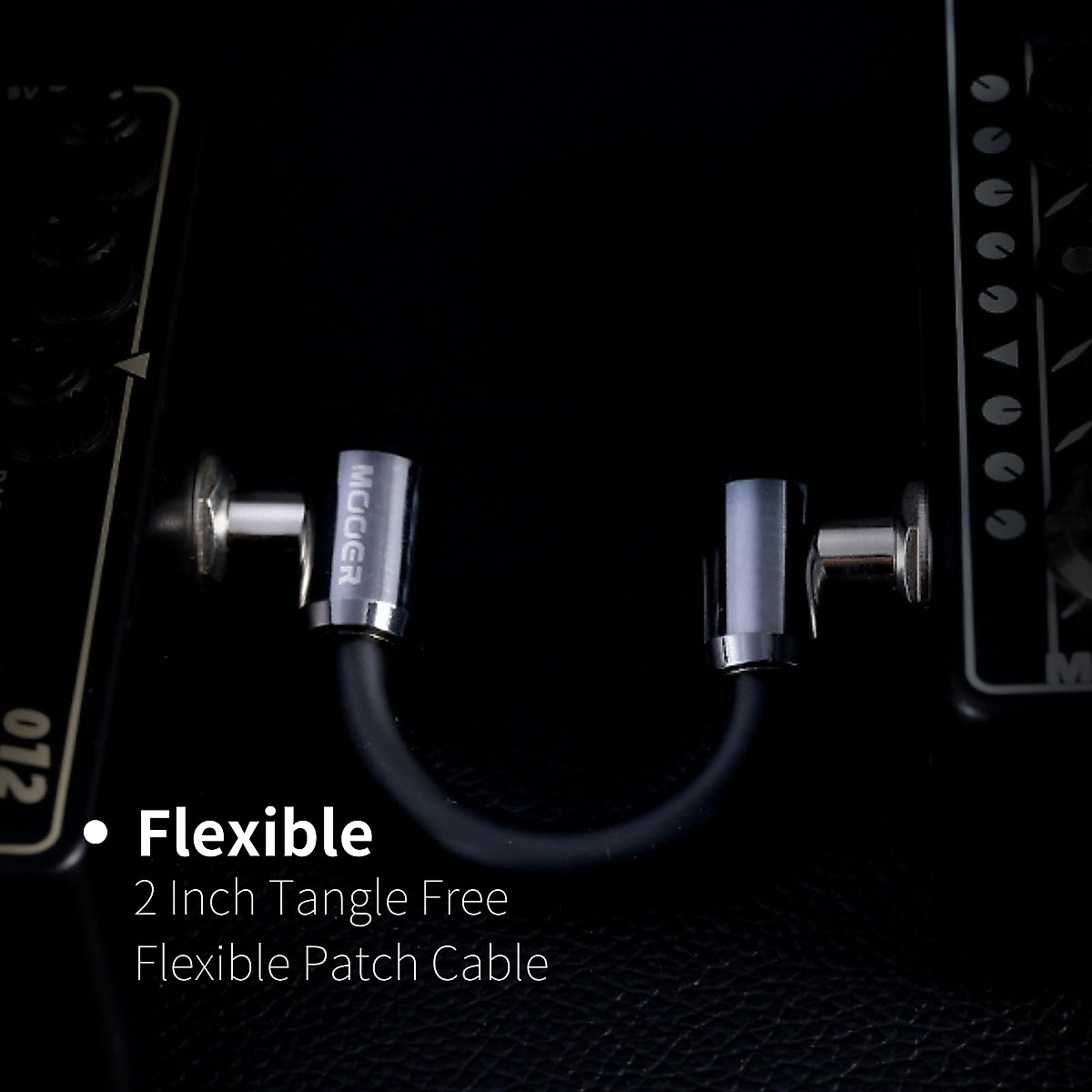 MOOER Guitar Effects Pedal Accessories 4-Pack Patch Cable FC-Series (2'' FC-2)