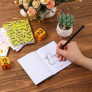 Colarr 48 Pcs First Day of School Gift for Students from Teacher Inspirational Duck Notepads Bulk Motivational Cute Duck Mini Notebooks Coworker Valentines Day Gifts Duck Gifts for Duck Lovers