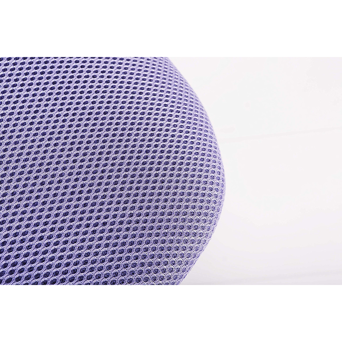 JJS Kids Mesh Rolling Desk Chair, Small Swivel Office Computer Chair for Teens, Low-Back Adjustable Upholstered Student Task Chair, Purple