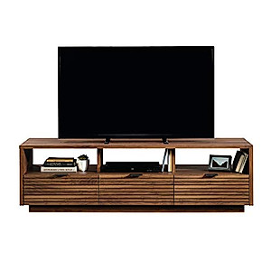 Sauder Harvey Park Credenza, for TVs up to 70", Grand Walnut finish