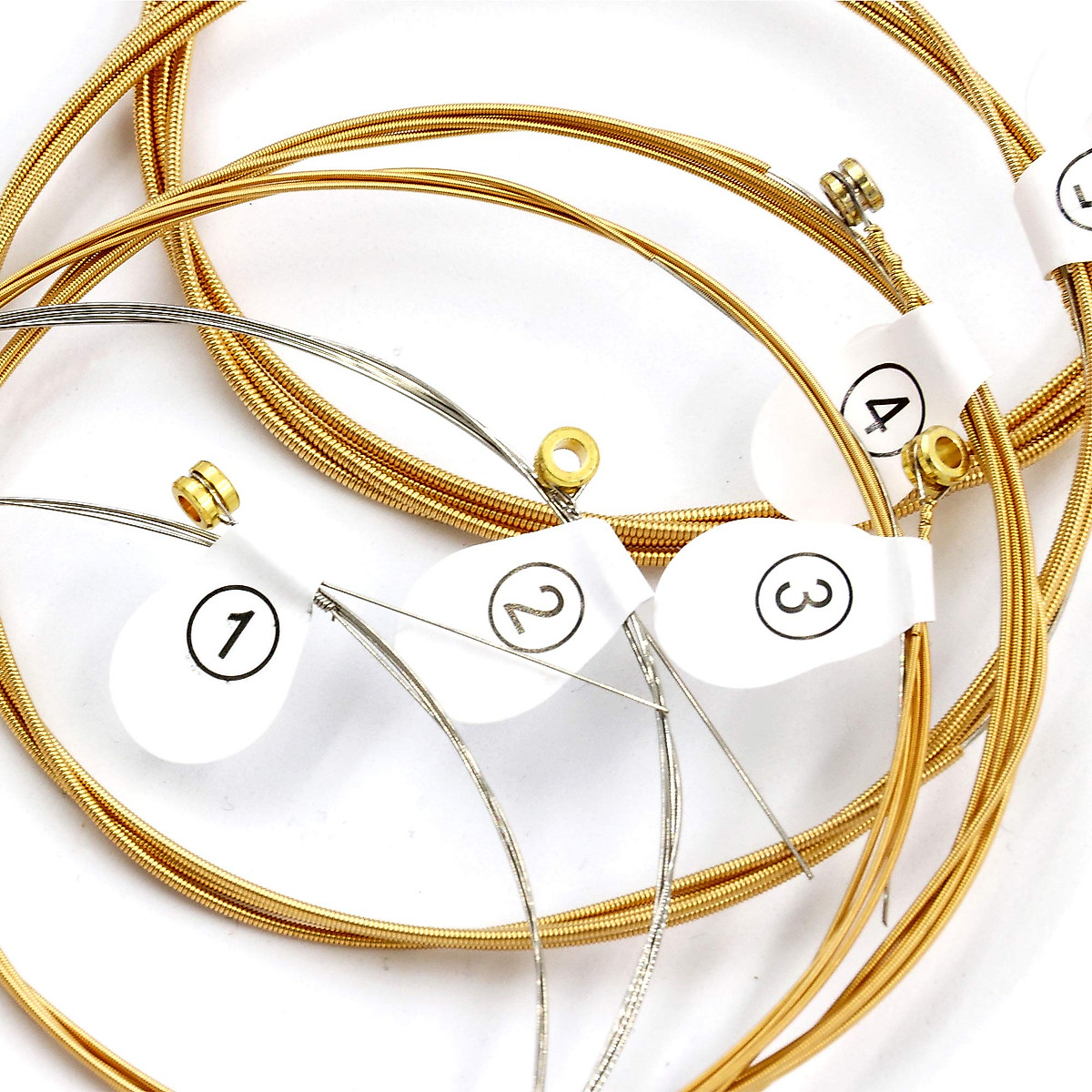 bestwishes Acoustic Guitar Strings,Phosphor Bronze Guitar Strings.011-.052,Guitar Strings Acoustic 6 String Set,3 Guitar Picks And 1 String Changing Tool