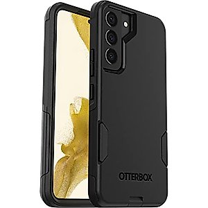 OtterBox Galaxy S22 Commuter Series Case - BLACK, slim & tough, pocket-friendly, with port protection