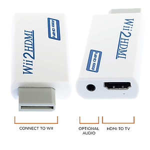 THE CIMPLE CO Compatible with: Wii to HDMI Adapter - Compatible with: Nintendo, Includes HDMI
