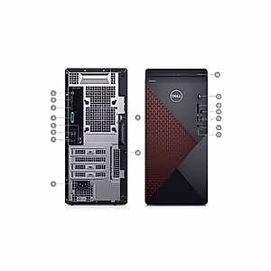 Dell Vostro 5890 Desktop | Core i7-10700F - 1TB HDD + 256GB SSD Hard Drive - 16GB RAM - Nvidia GeForce GT 730 | 8 cores @ 4.8 GHz - 2GB DDR3 Win 11 Pro Black (Renewed)