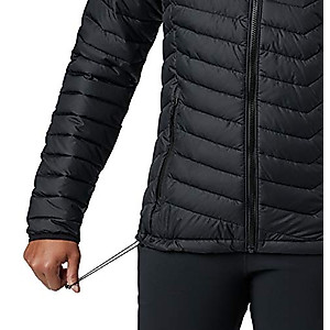 Columbia Women's Powder Lite Hooded Jacket, Black, Medium