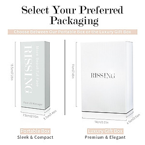 RISSING 4-in-1 Gua Sha Facial Tools: FSA/HSA Eligible, Lymphatic Drainage Massager Facial Roller for Wrinkles and Lifting, Stainless Steel Gua Sha Tool for Face (Luxury Gift Box Edition)