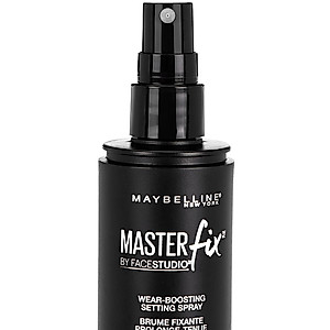 Maybelline New York Facestudio Master Fix Wear-Boosting Setting Spray, Translucent, 3.4 fl. oz.