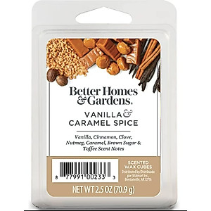 Better Homes and Gardens Wax Cubes, Vanilla Caramel Spice
