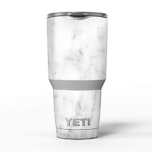 Design Skinz Slate Marble Surface V57 - Skin Decal Vinyl Wrap Kit Compatible with The Yeti Rambler Cooler Tumbler Cups