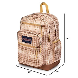 JanSport Cool Student Backpack - School, Travel, or Work Bookbag with 15-Inch Laptop Pack, Boho Floral Graphite Grey