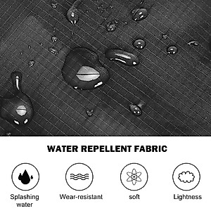 kingsea Foldable Backpack,Lightweight Packable High capacity Backpack for Travel Camping Hiking Outdoor Sports Daypack (Black)