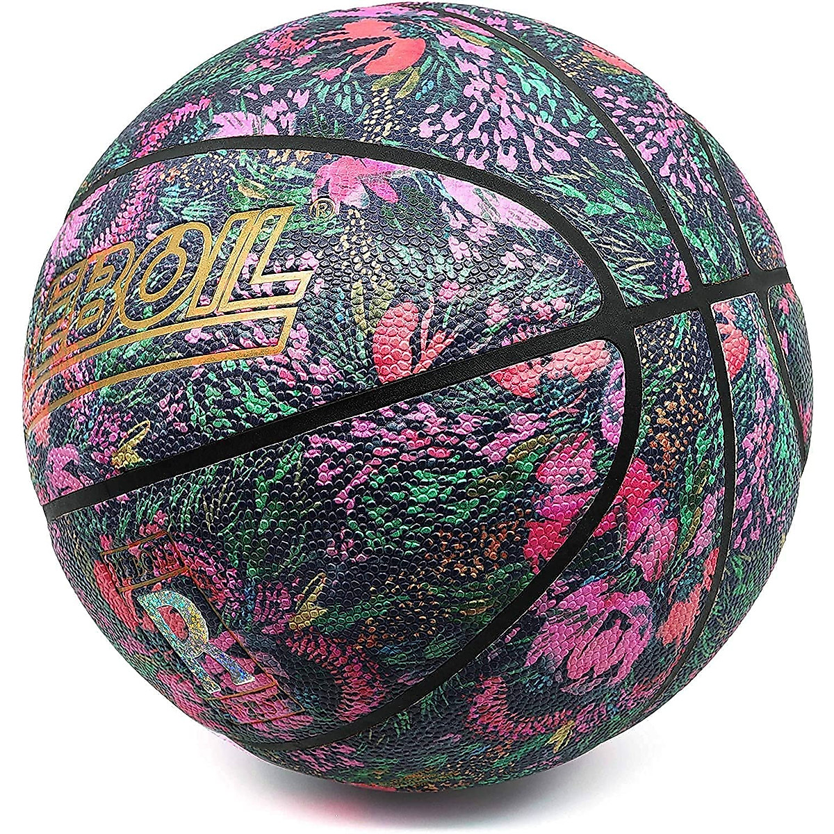 REBOILPHASE Kids Basketball, Size 6, Faux Leather, 22.6 CM Diameter, 510-550g Weight, No Inflating Needed
