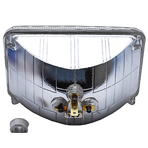 fokes H4656 Super vision Halogen Sealed Beam Headlight Low & High Beams Headligh （5“square,165mm）,#H4656