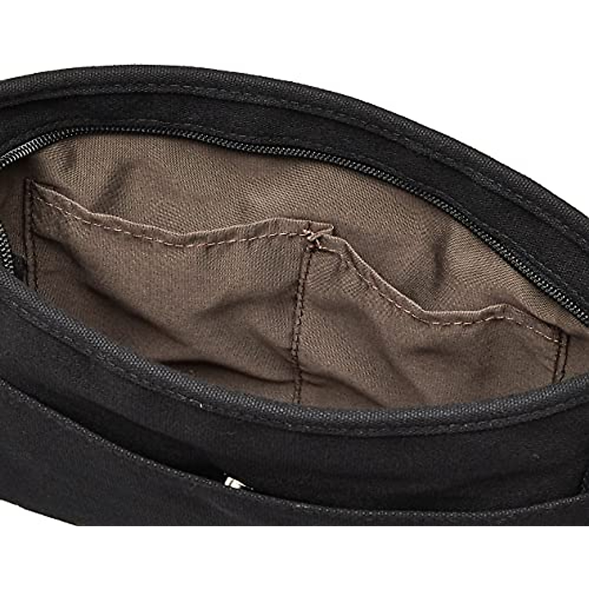 KANGOL(カンゴール) Thick Cotton Canvas 2-Way Clutch Bag, Black (Black 19-3911tcx)