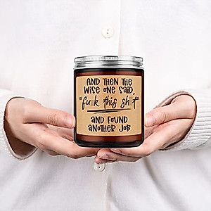 Miracu Scented Candles, Quit Job Gifts, New Job Gift for Women, Men - Funny Coworker Leaving Gifts for Women, Going Away Gift for Coworker, Boss - Congratulations Gifts for Women, Congrats On New Job