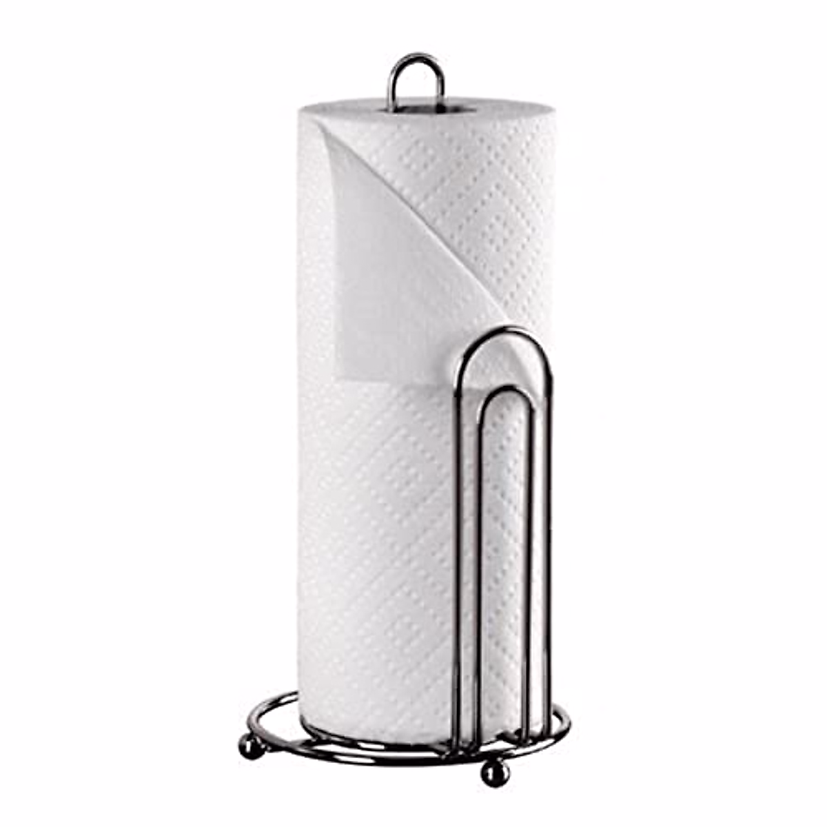 Kitchen Details Paper Towel Holder | Holds 1 Standard Roll | Sink | Countertop | Rust Resistant | Organization | Onyx