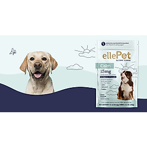 ELLEPET Calm Hemp Calming Chews 10mg for Dogs Under 50lbs - with Proprietary Hemp Oil Blend - Helps with Calming, Stress, Cognitive Support, and Overall Wellness