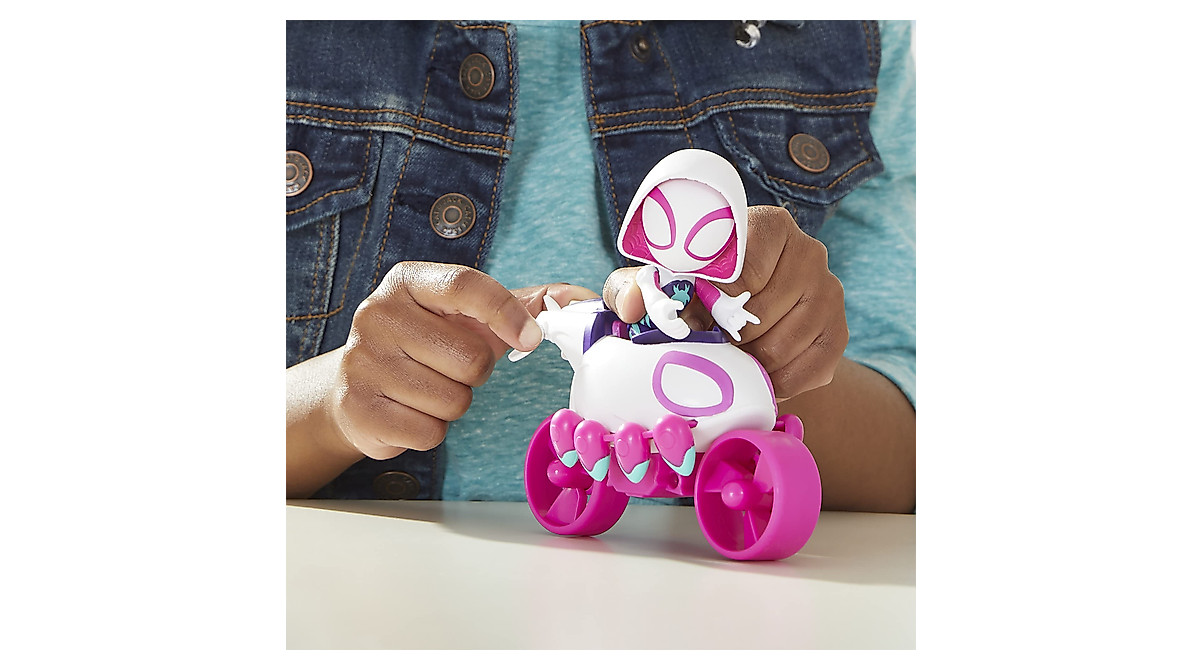 Spider-Man Ghost-Spider Action Figure & Vehicle for Kids 3+