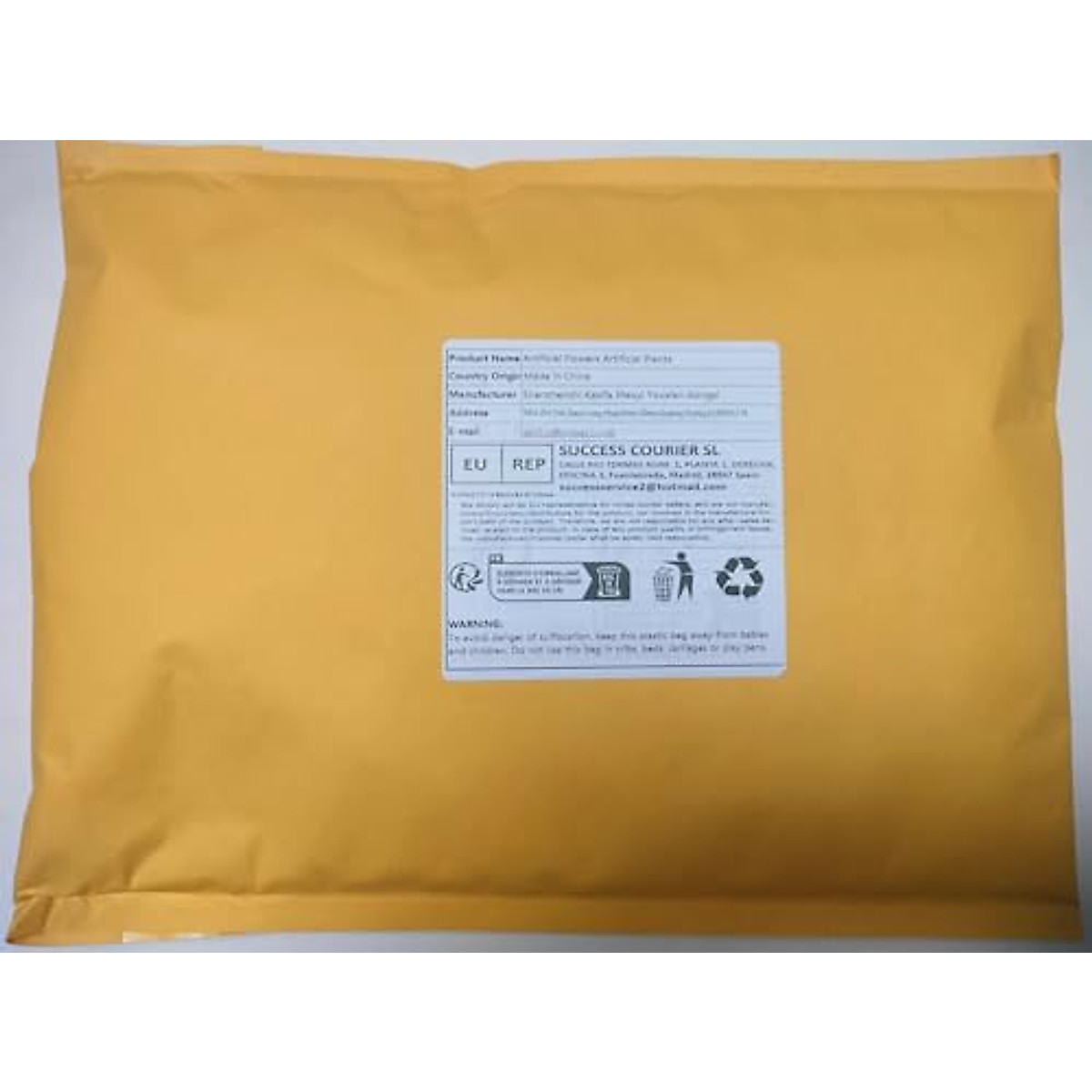 Calcifer 1 Branch(12 Stems/23 Flowers) Artificial Morning Glory Trumpet Flower Vine Plastic Flower Bouquet Hanging Wall Strings Flowers for Home Garden Wedding Party Decoration (Yellow)