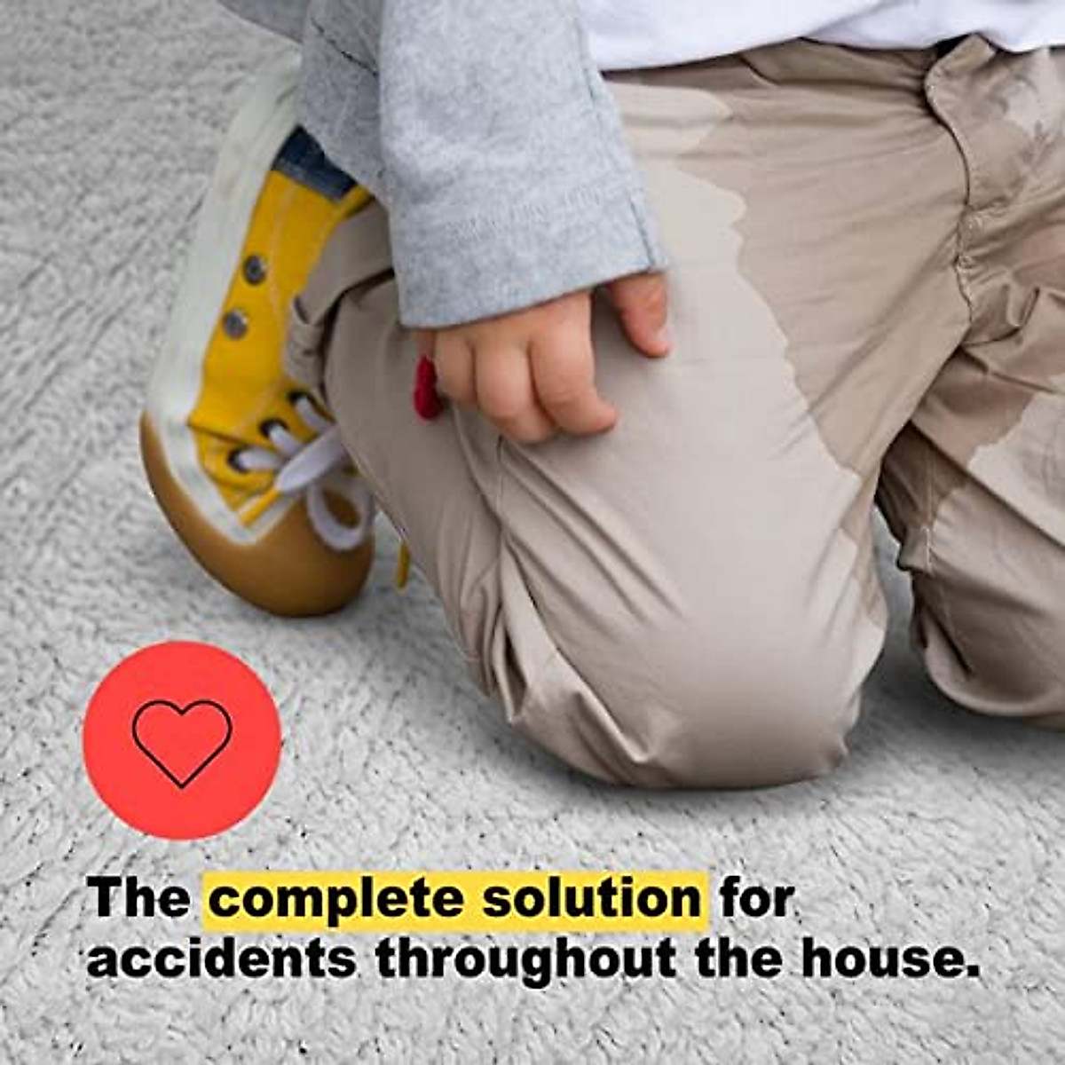 Urine Gone Stain & Odor Eliminator: Professional Strength Fast-Acting Enzyme-Based Solution, Instantly Penetrates and Neutralizes into the Fibers of a Carpet, Stops Pets from Remarking