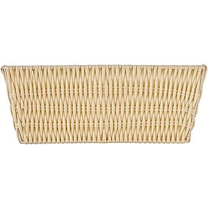 Whitmor Rattique Small Shelf Tote Latte (Pack of 2)