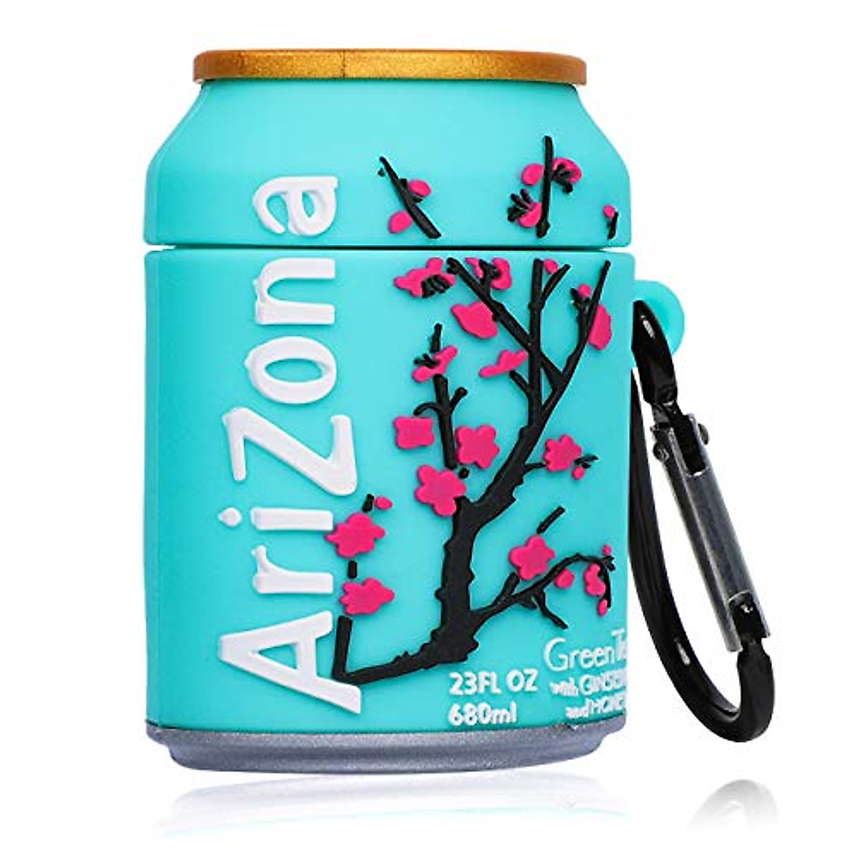 Besoar for Airpod 1&2 Case, 3D Cute Silicone Cartoon Kawaii Cool Air pods Cover, Funny Fun Fashion Unique Trendy Food Design for Girls Women Boys Men Teen Soft Cases for Airpods 2/1 (Plum Green Tea)