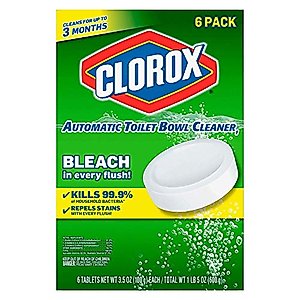 Clorox Automatic Toilet Bowl Cleaner Tablet - 3.5 Ounce, 6 Pack