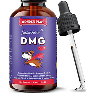 Premium DMG for Dogs – DMG Liquid to Support Immune Health, Skin, Stamina, Muscles, Stress & Performance - Dimethylglycine (DMG) for All Ages, Sizes & Breeds – 4oz