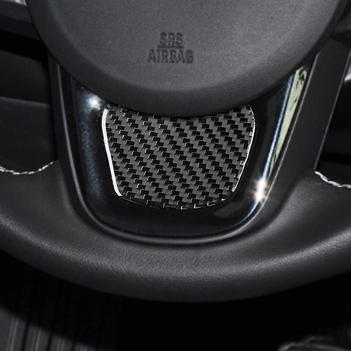 ITrims Car Steering Wheel Bottom Cover for Toyota Supra A90 2019-2022 Steering Wheel Accessories Trim Decoration 1PC Real Carbon Fiber