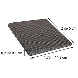 Ruiwaer 6Pcs Door Corner Seal Exterior Door Frame Seal Wedge Draft Stopper with Adhesive, Brown