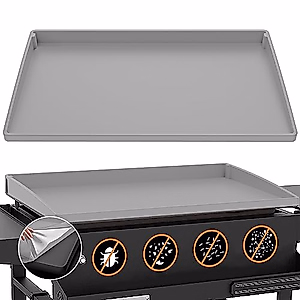Silicone Griddle Cover for 28" Blackstone Grill -Upgraded Full-Edge Design, Heavy Duty Food Grade Silicone Griddle Mat - All Season Protective Griddle Top Cover for Blackstone Grill