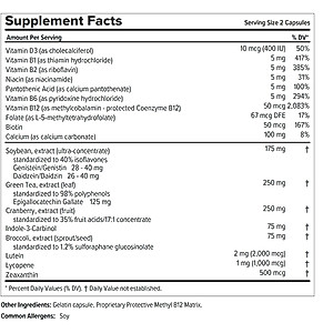 ANDREW LESSMAN Ultimate Women’s Wellness 180 Capsules – Naturally Relieves Menopause Symptoms, PMS & Perimenopause, with Soy Isoflavones, EGCG, Cranberry, Indole-3-Carbinol. Easy to Swallow Capsules