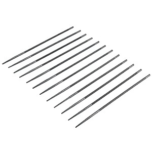 Hipa (Pack of 12 3/16-Inch (4.8 mm) Professional Round Chainsaw Chain Sharpening Files for Chainsaw with .325 Pitch Chains, Replace for Oregon 70503