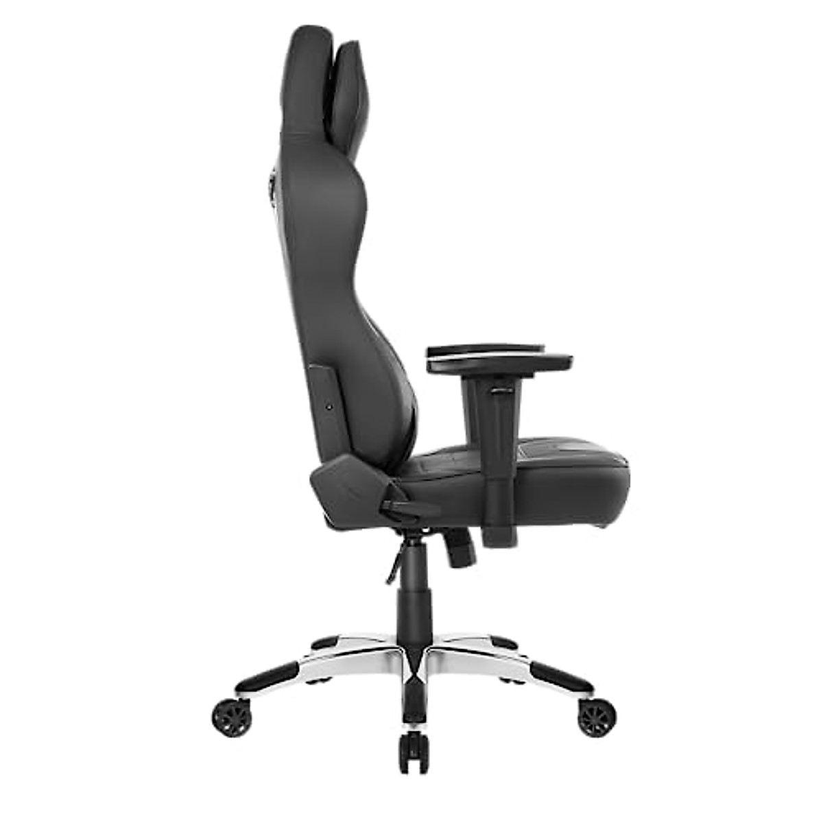 AKRacing Office Series Obsidian Ergonomic Computer Chair with High Backrest, Recliner, Swivel, Tilt, Rocker and Seat Height Adjustment Mechanisms - Carbon Black - PC/Mac/Linux