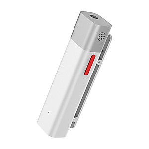 SabineTek Official SmartMike+ Ultra-Compact Wireless Bluetooth Microphone Long Distance Audio Recording Noise Reduction Lavalier Mic (14g) (White)