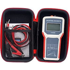 Aitoserlea Solar Panel Tester Photovoltaic Multimeter Upgrade EY800W with Ultra Clear LCD, Smart MPPT Open Circuit Voltage Troubleshooting Utility Tool for Solar PV Testing