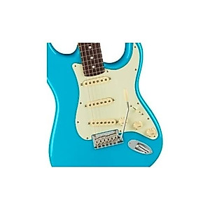Fender 6 String Solid-Body Electric Guitar, Right, Miami Blue (0113900719)